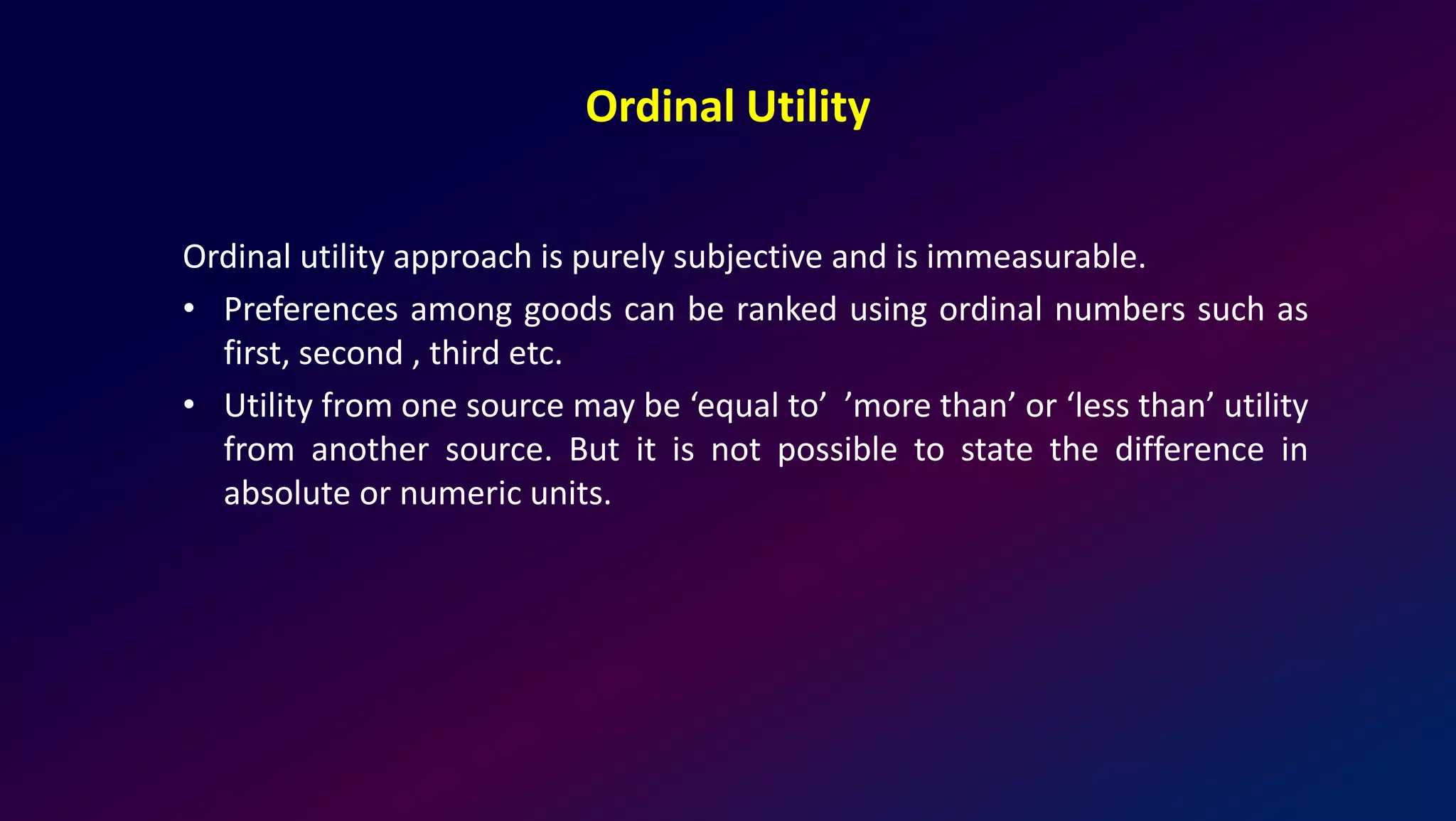 Utility - Concept and Types - Law of Diminishing Marginal Utility ...