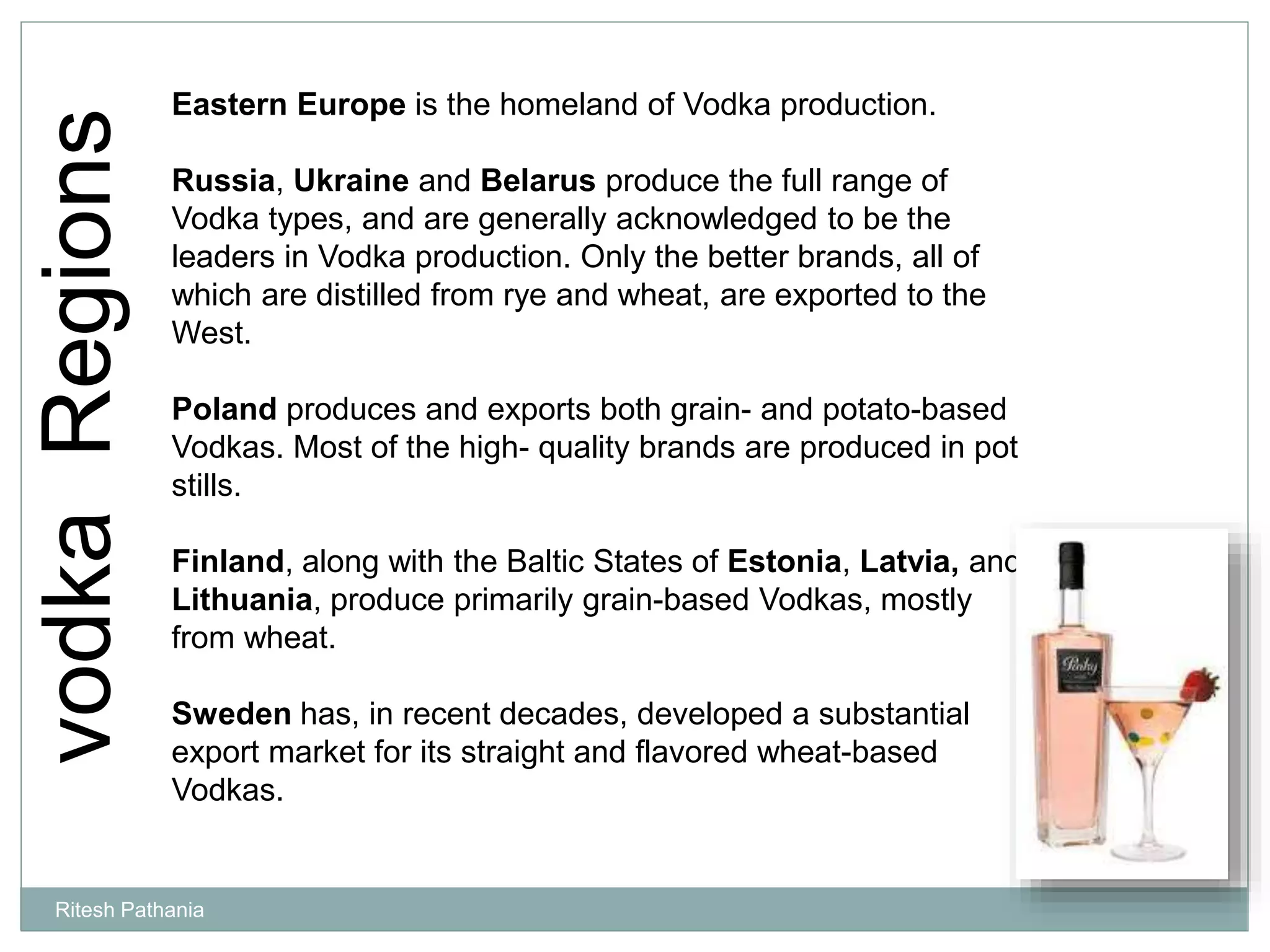 ALL ABOUT VODKA | PPTX | Alcoholic Beverages | Food & Drink