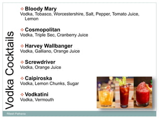 ALL ABOUT VODKA | PPTX | Alcoholic Beverages | Food & Drink