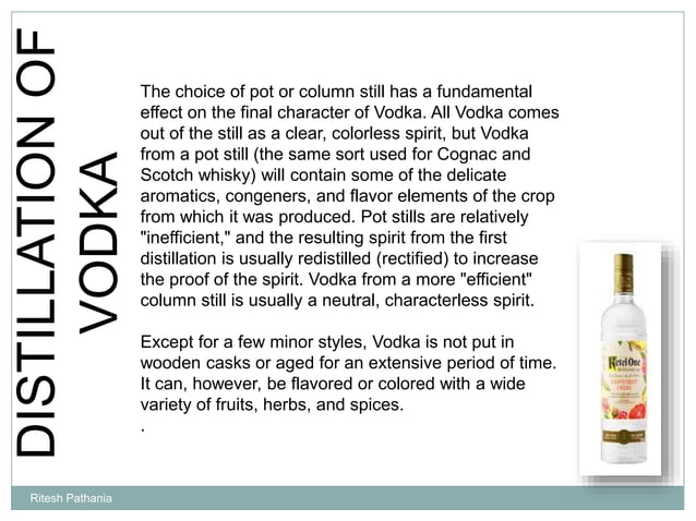 ALL ABOUT VODKA | PPTX | Alcoholic Beverages | Food & Drink