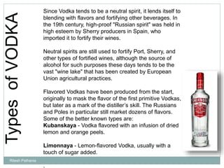 ALL ABOUT VODKA | PPTX | Alcoholic Beverages | Food & Drink