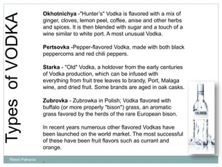 ALL ABOUT VODKA | PPTX | Alcoholic Beverages | Food & Drink