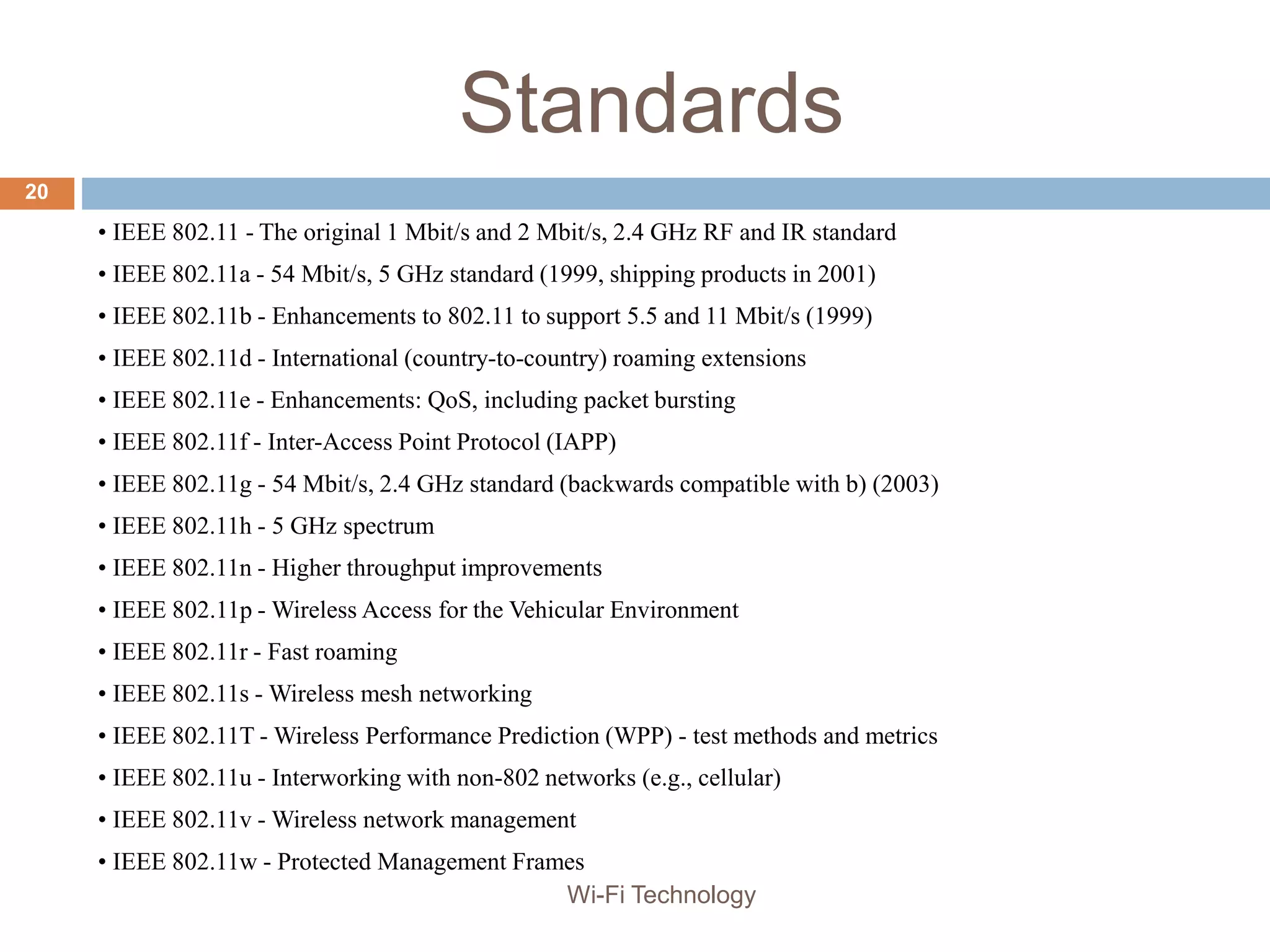 Wi-Fi Technology | PPTX