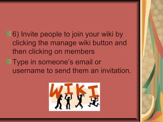 All about wikispaces | PPT | Internet | Computing