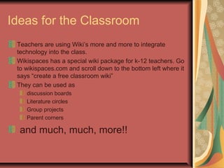 All about wikispaces | PPT | Internet | Computing