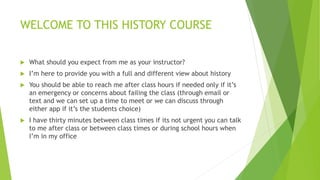 All about your teacher and your history class technology for teachers | PPT