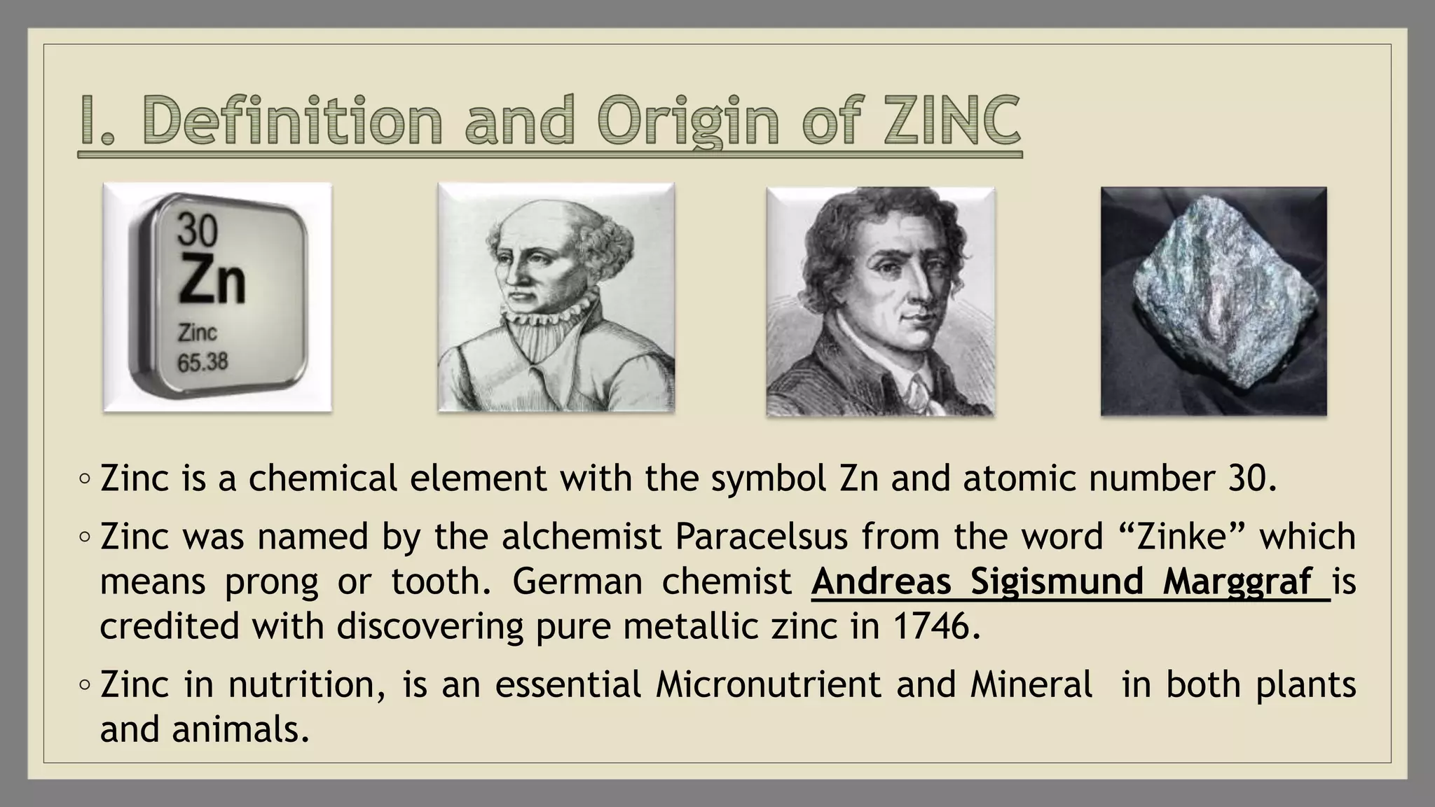 All about Zinc | PPTX