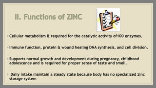 All about Zinc | PPTX