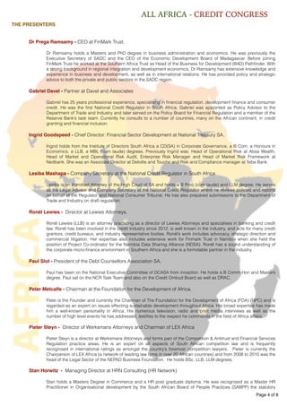 All Africa Credit Congress | PDF