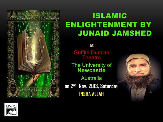 ISLAMIC ENLIGHTENMENT BY JUNAID JAMSHED | PPT