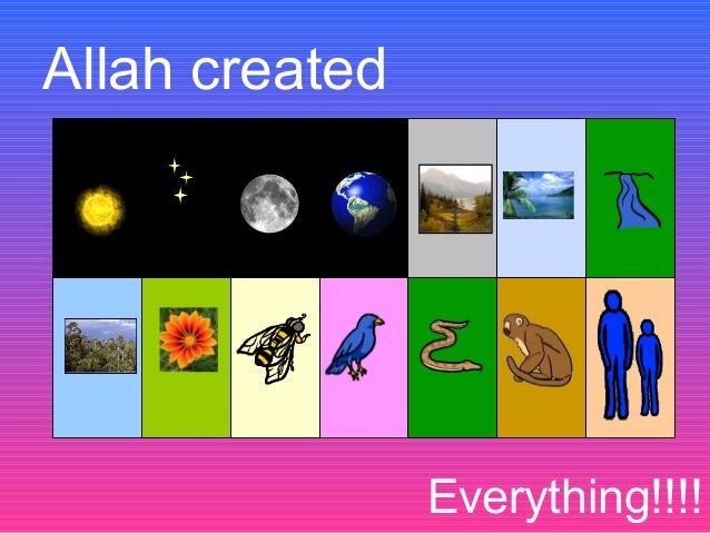 Allah is-the-creator