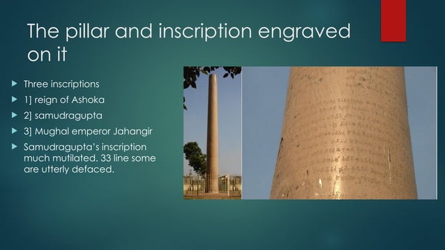 Allahabad Pillar Inscription of Samudragupta.pptx
