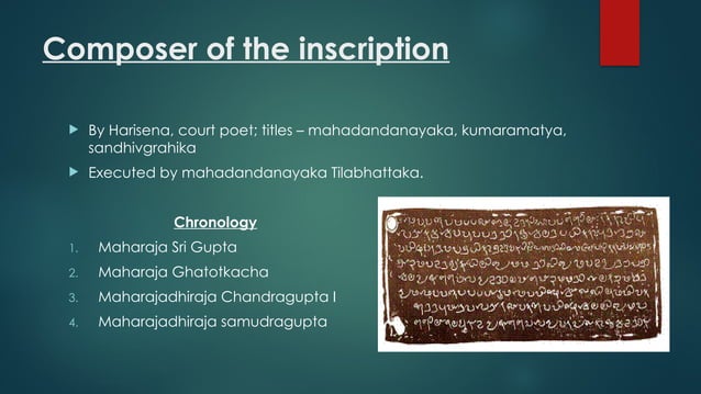 Allahabad Pillar Inscription of Samudragupta.pptx