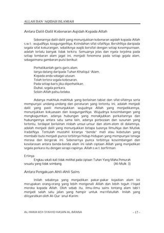 Allah dalam aqidah islamiah hasan al banna | PDF