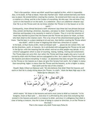 Allah Exists Without a Place | PDF