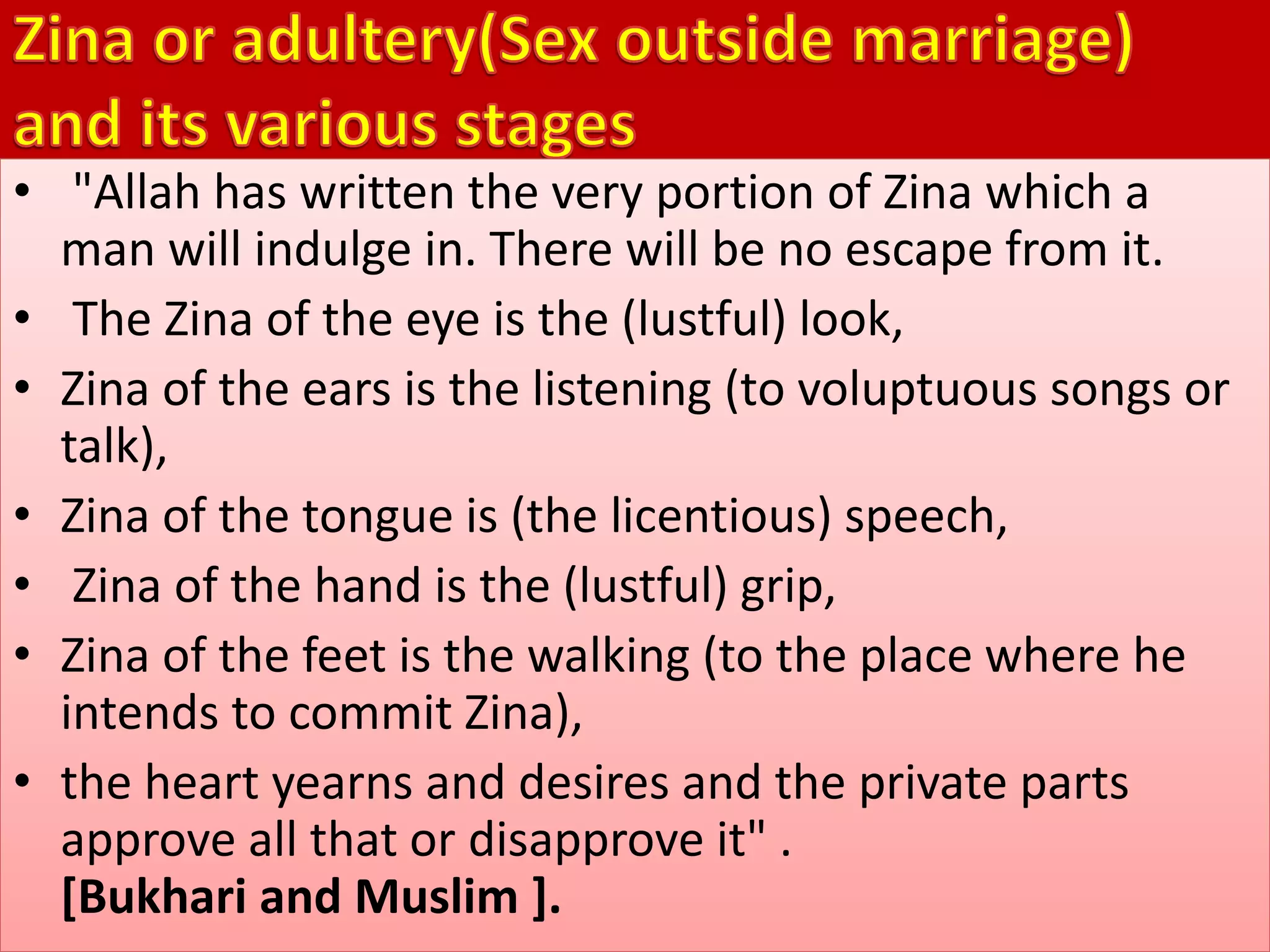 Allah forbids fahisha | PPTX | Islam | Religion & Spirituality