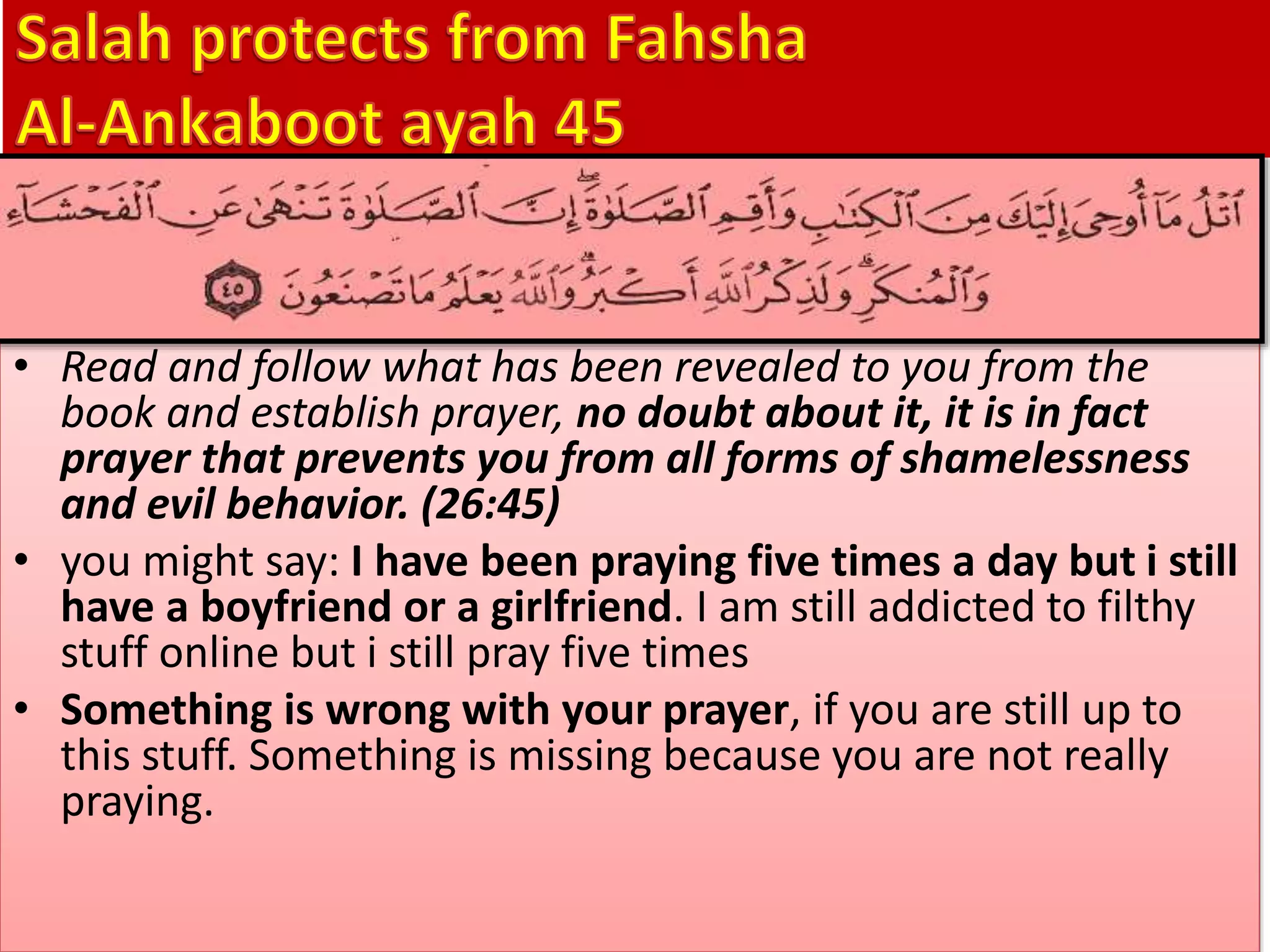 Allah forbids fahisha | PPTX | Islam | Religion & Spirituality