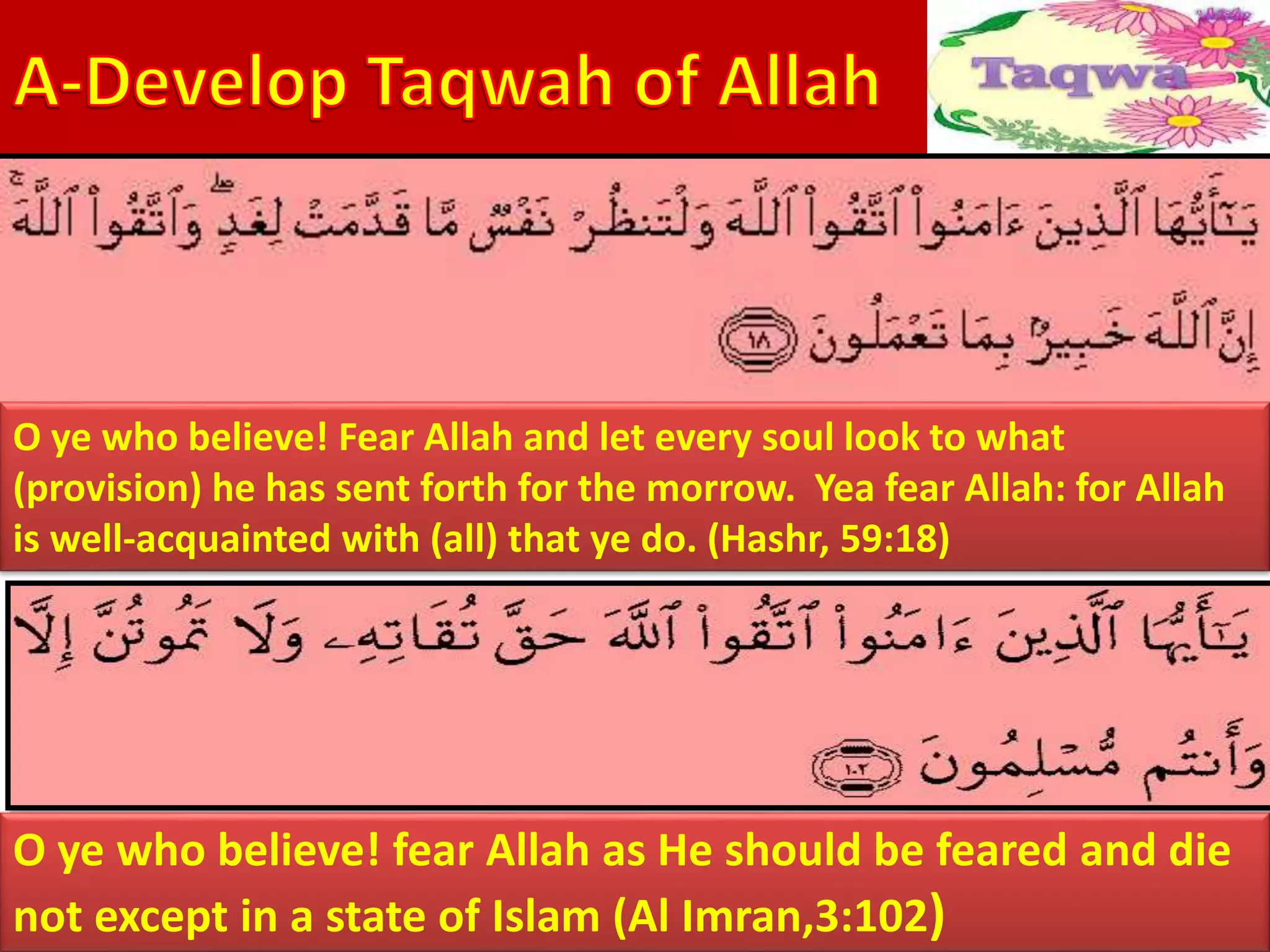 Allah forbids fahisha | PPTX | Islam | Religion & Spirituality