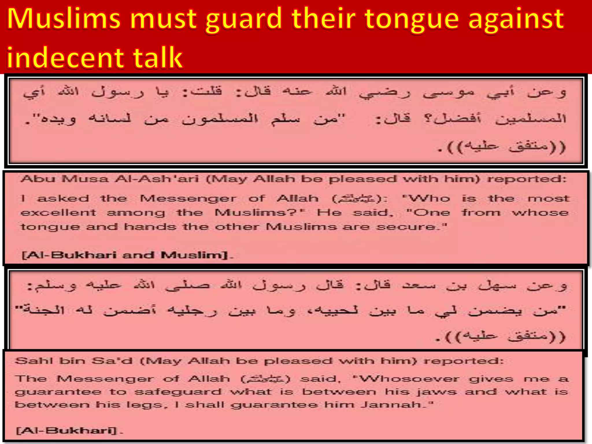 Allah forbids fahisha | PPTX | Islam | Religion & Spirituality