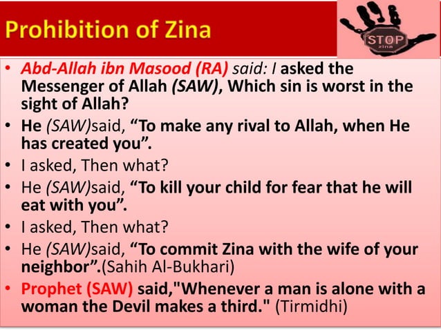 Allah forbids fahisha | PPTX | Islam | Religion & Spirituality