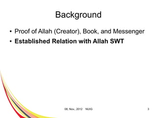 Allah human relation | PPT