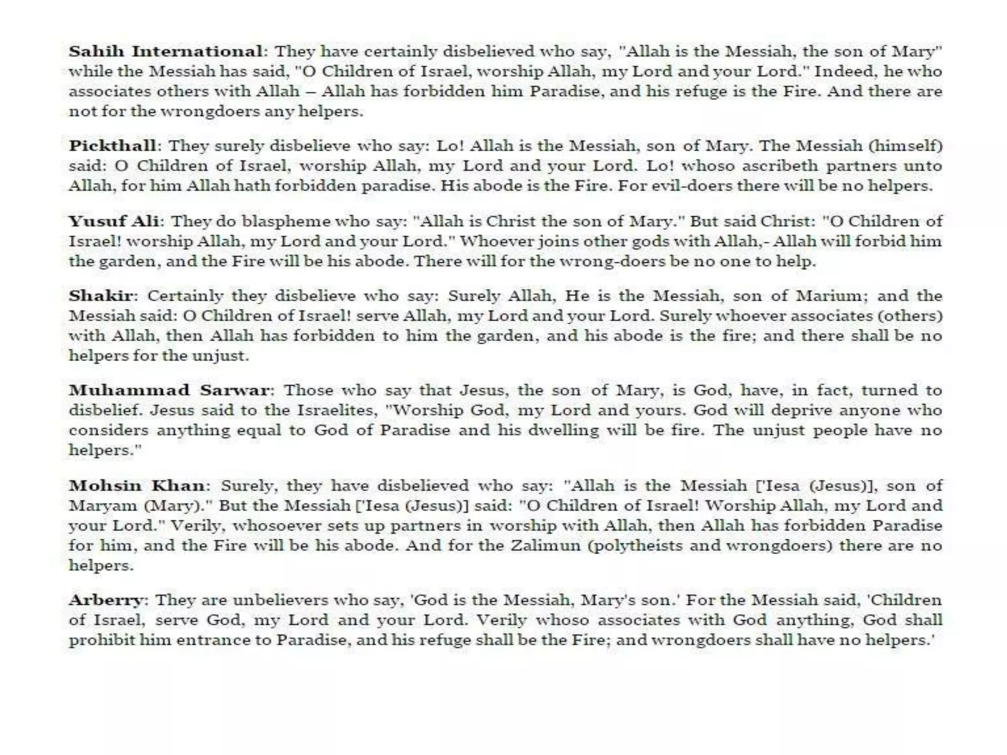 Allah isa almasih, muslim, bani israel sama | PPTX