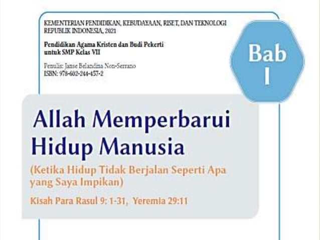 Allah Memperbarui Hidup Manusia (Pert. 1) - Kelas 7 KURMER PAK-BP - Mr. Karsten's File.pptx