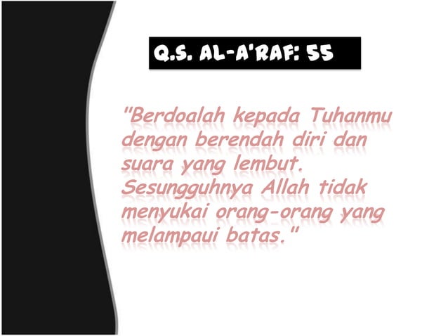 Allah mengabulkan doa setiap orang | PPT