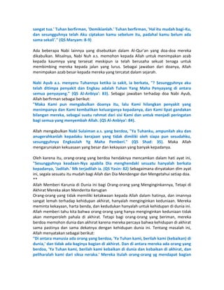 Allah mengabulkan doa setiap orang | PDF