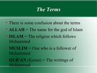 Allah of islam | PPT