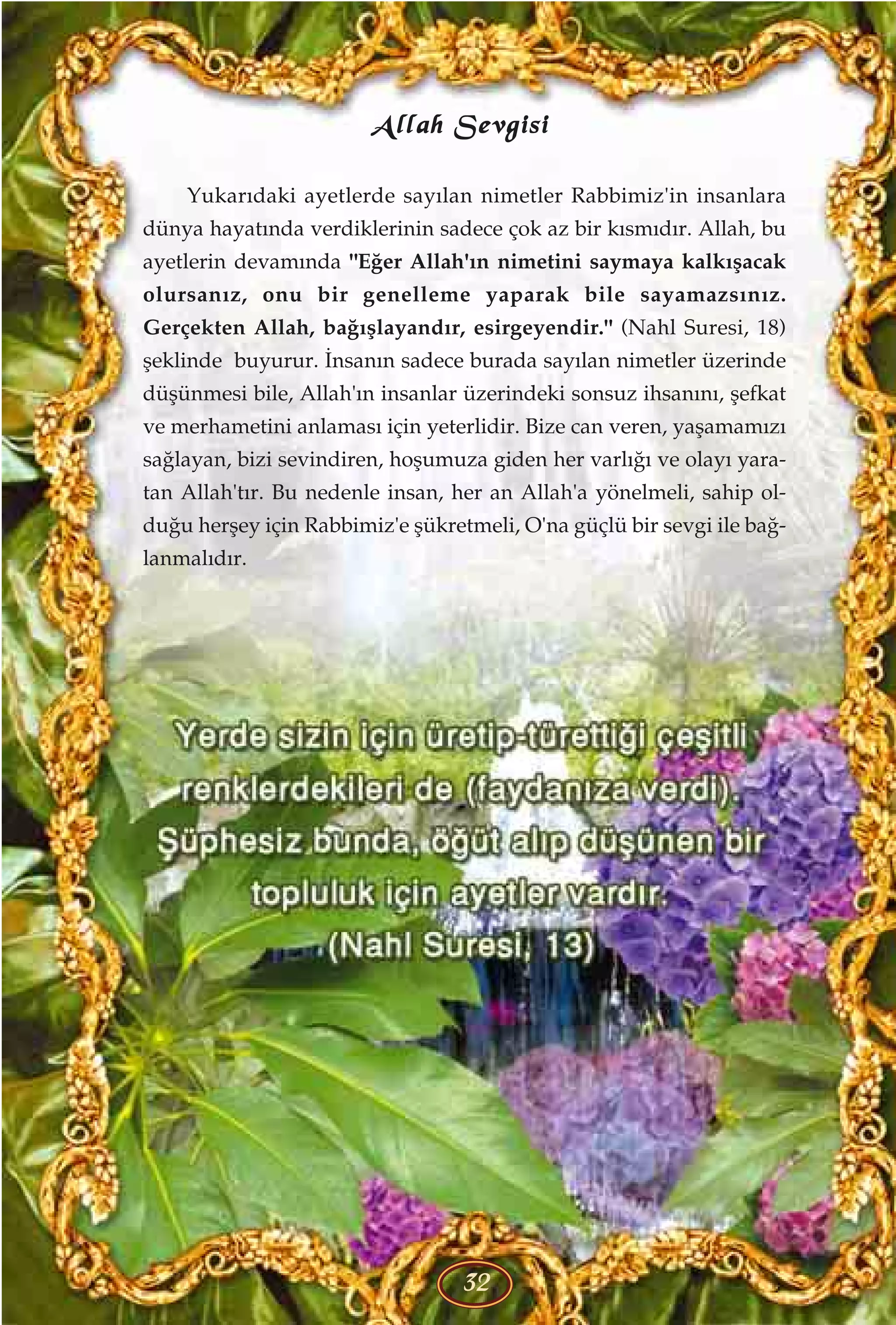 Allah sevgisi. turkish (türkçe) | PDF