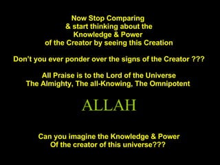 Allahs Universe Space Science | PPS | Space and Astronomy | Science