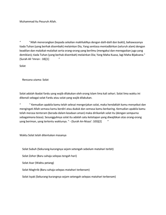 Allah swt menyuruh manusia mentaati suruhan nya yang dikenali sebagai ...