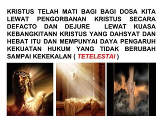 Allah tidak pernah berhenti berurusan dengan dosa | PPT