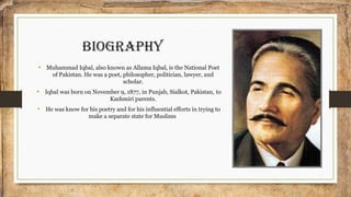 Allama Muhammad Iqbal School Project Pptx