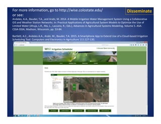 Mobile Irrigation Water Management System Using eRAMS Cloud Computing ...