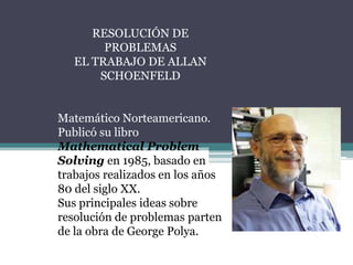 Allan schoenfeld | PPTX