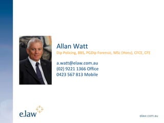 Allan Watt | PPT
