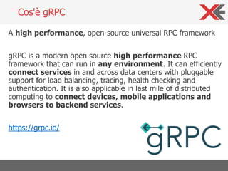 Alla scoperta di gRPC | PPT