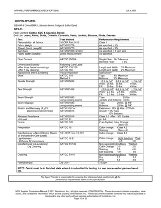ASTM FOR TEXTILE TESTING | PDF
