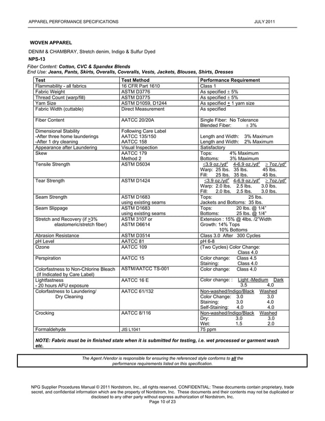 ASTM FOR TEXTILE TESTING | PDF | Women\'s Outerwear | Women\'s Clothing