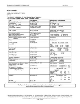 ASTM FOR TEXTILE TESTING | PDF