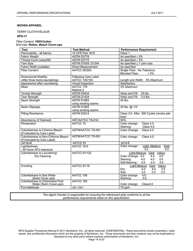ASTM FOR TEXTILE TESTING | PDF | Women\'s Outerwear | Women\'s Clothing