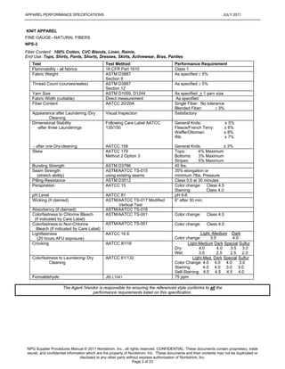 ASTM FOR TEXTILE TESTING | PDF