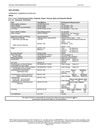 ASTM FOR TEXTILE TESTING | PDF