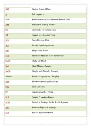 A To Z Full Form + All Full Form List pdf Download | PDF | Business ...