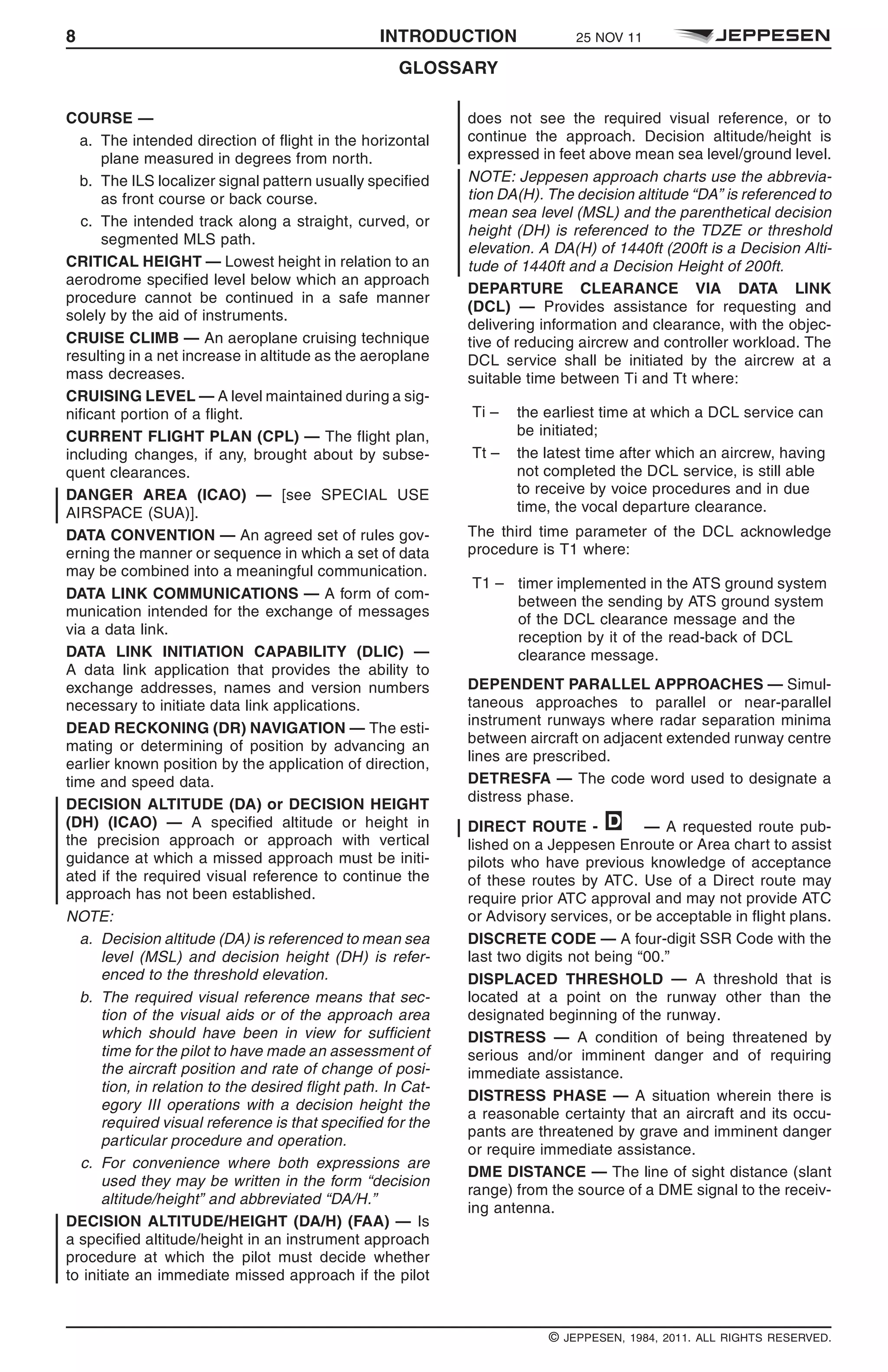 All aviation abbreviations jeppesen | PDF
