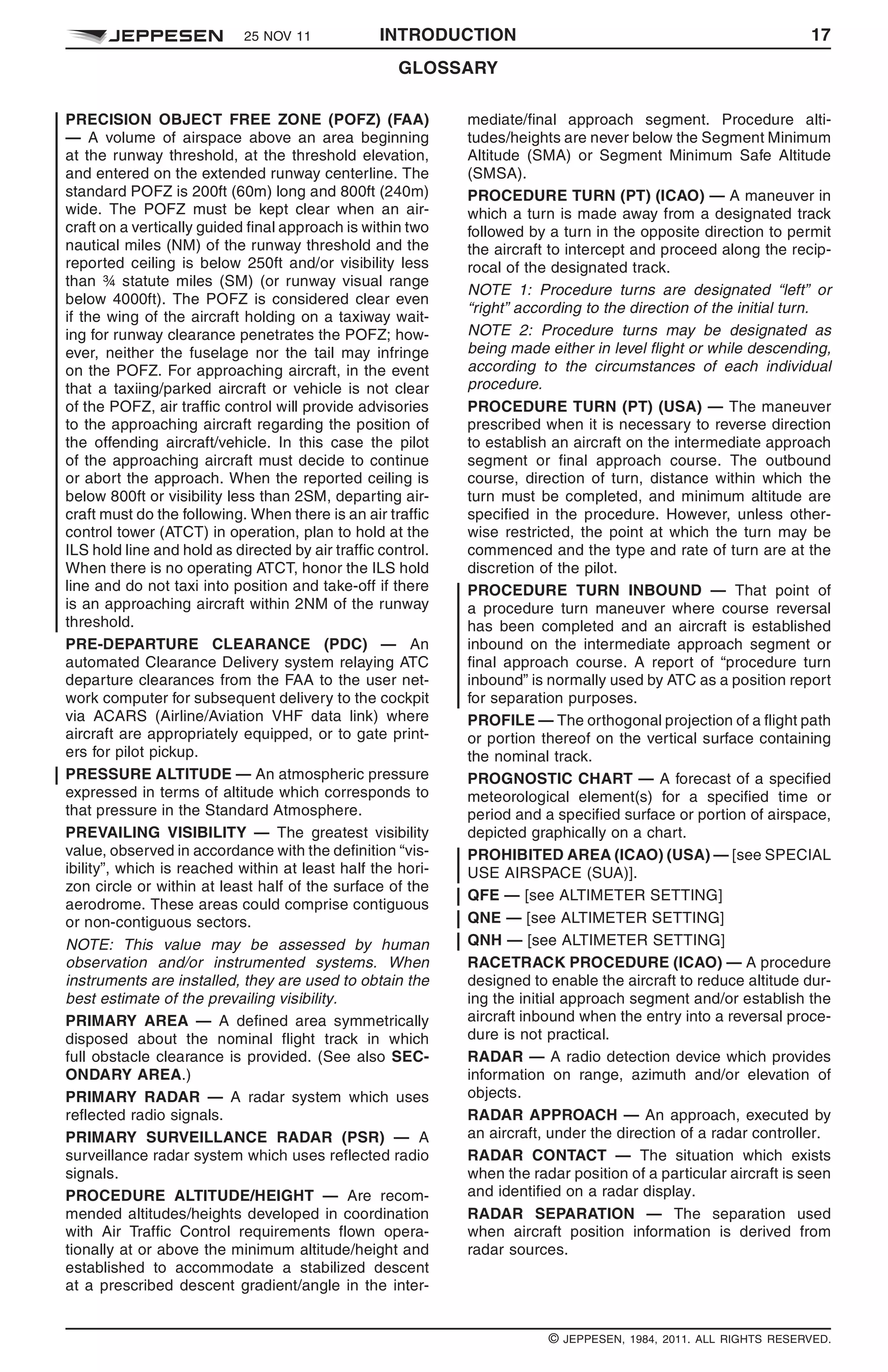 All aviation abbreviations jeppesen | PDF