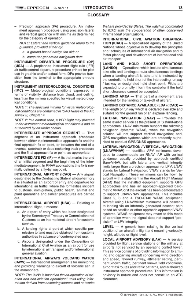 All aviation abbreviations jeppesen | PDF | Air Travel | Travel Type