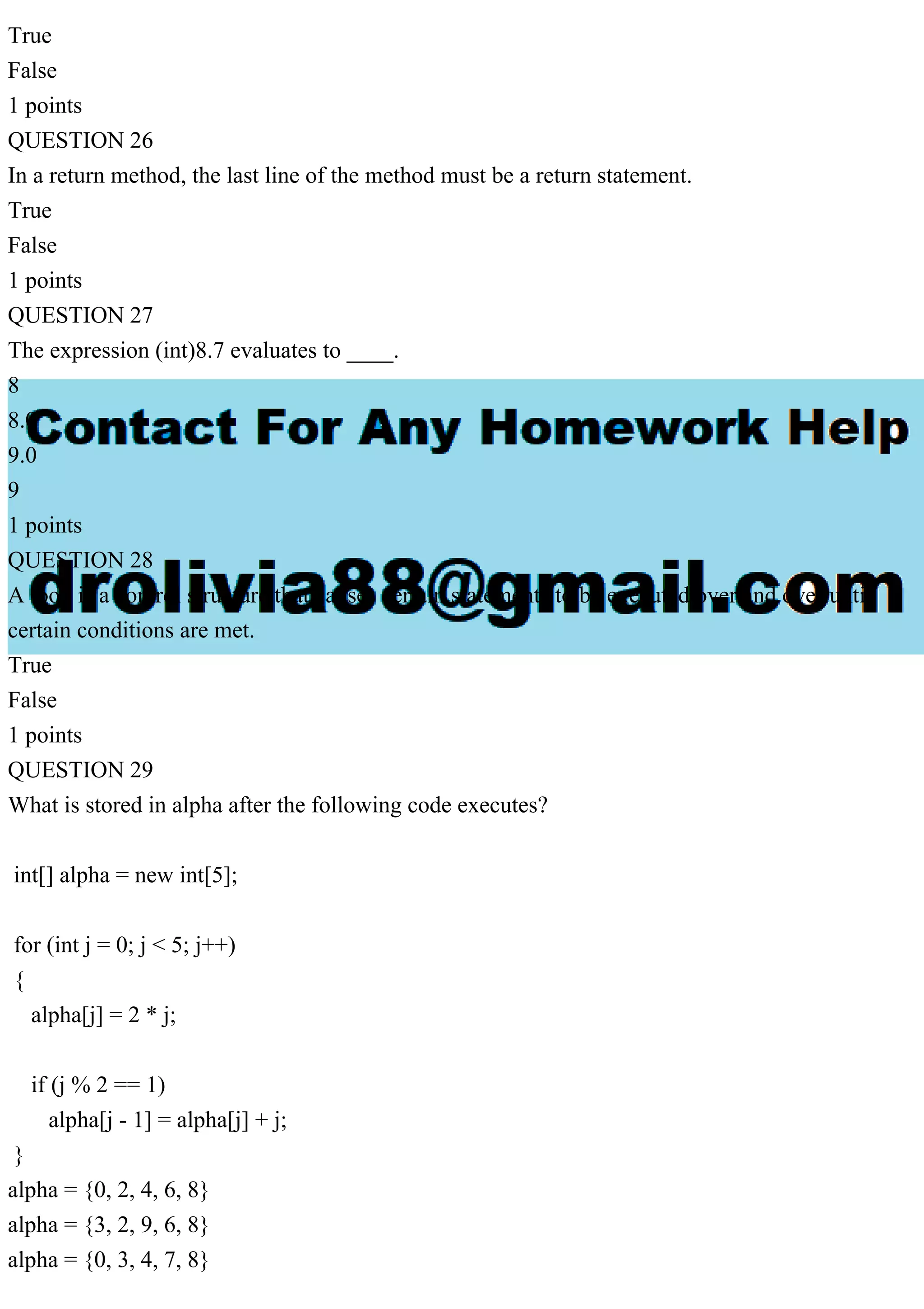 All based on Zybooks = AP Java with zylabsQUESTION 1char[][] tab.pdf